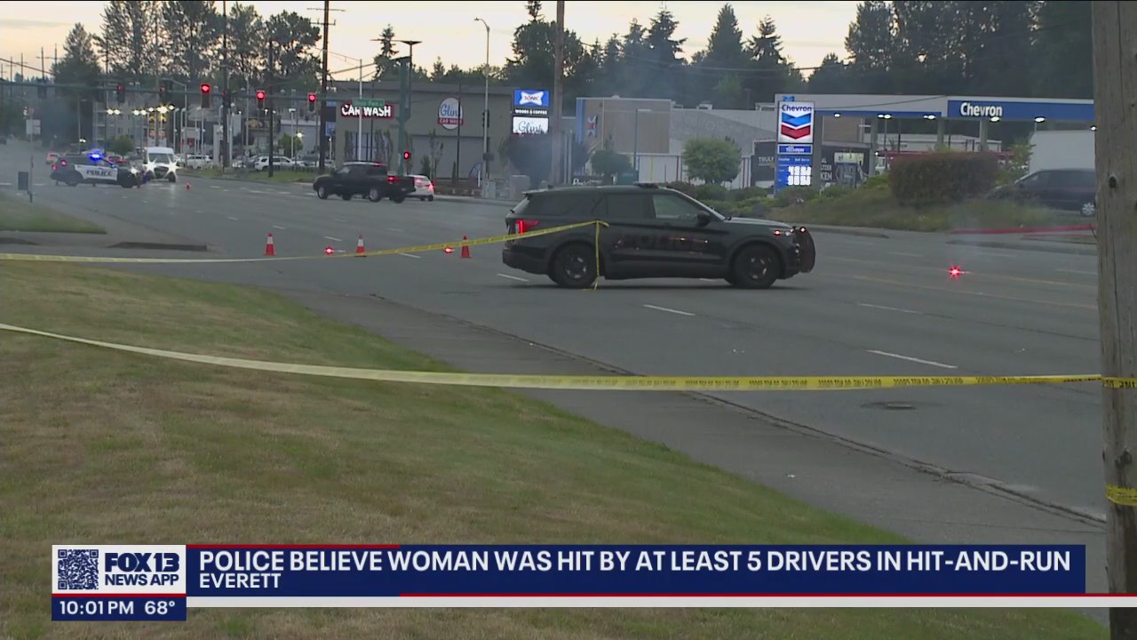 Everett PD: Woman was hit by multiple drivers in deadly hit-and-run ...