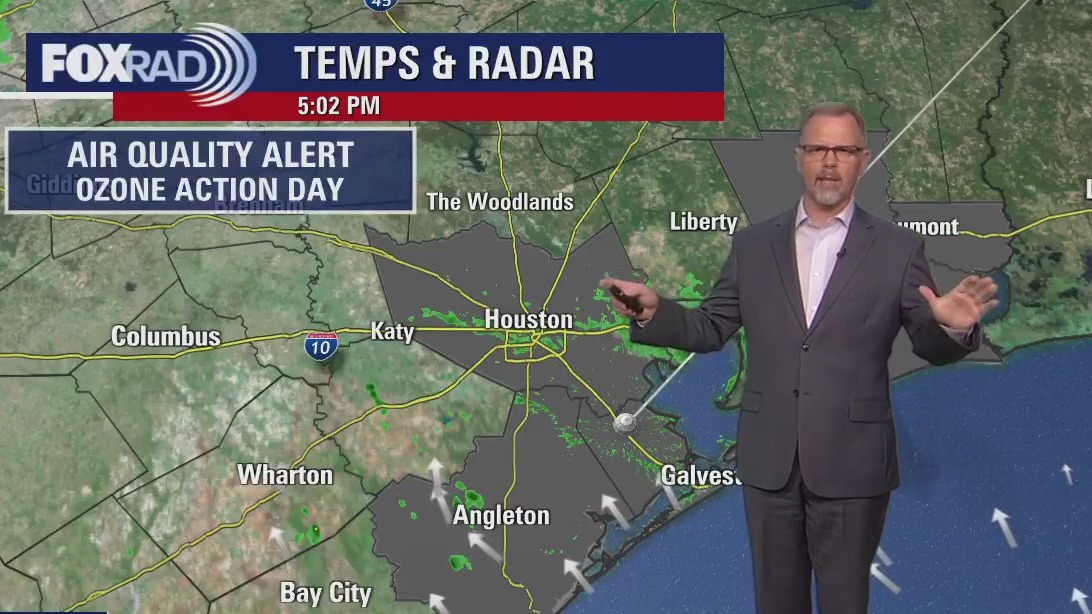 Houston weather: Air quality alert in effect, sunny Saturday evening in ...