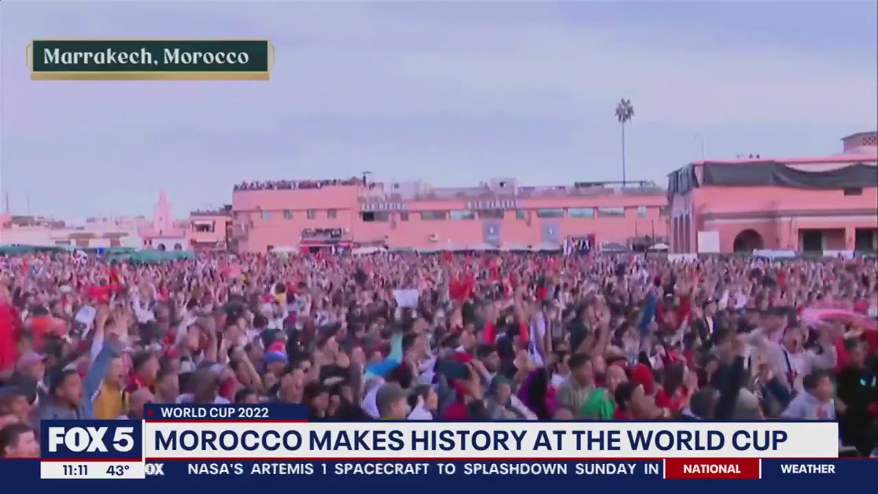 Moroccan community celebrates Morocco's historic win | Flipboard