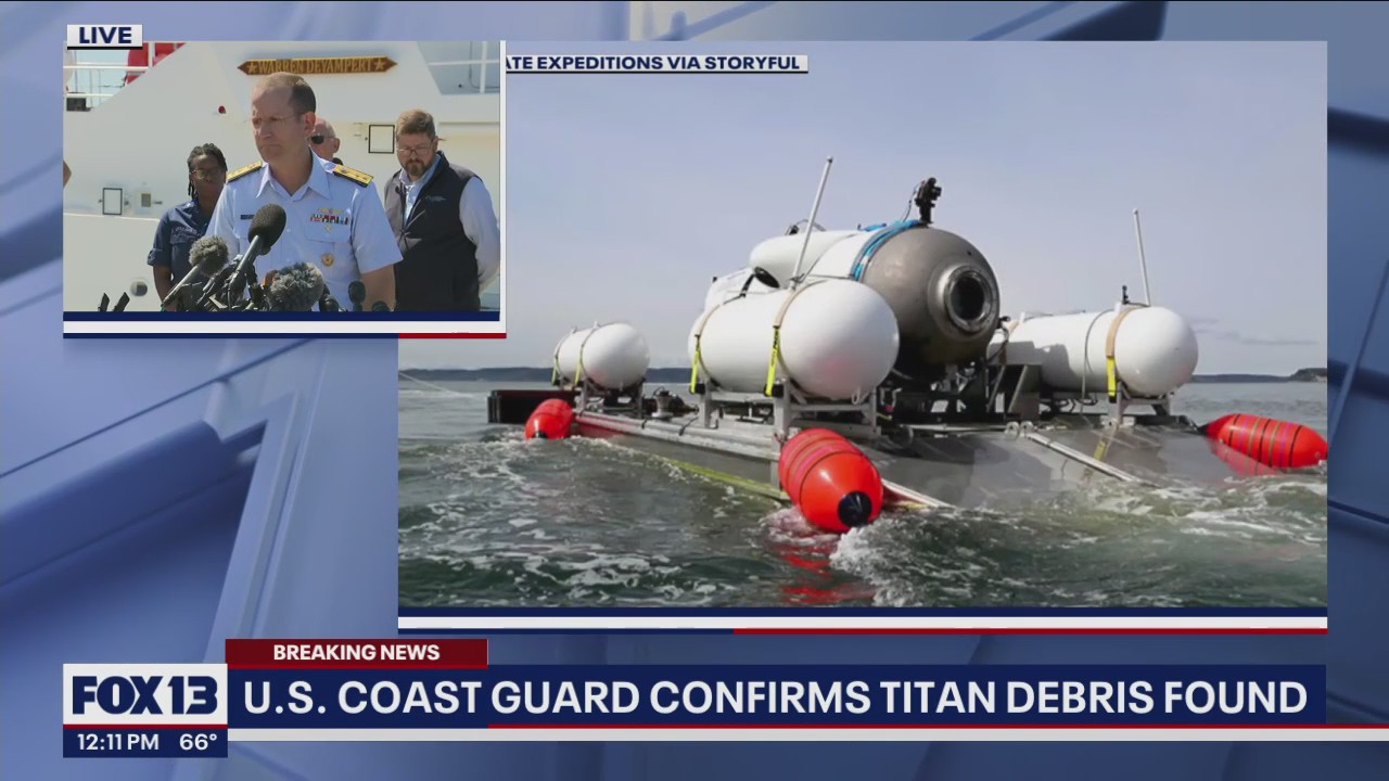 U.S. Coast Guard confirms missing sub debris found | Flipboard