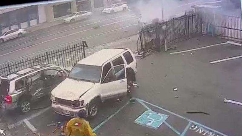 Surveillance footage shows horrific South LA crash that left family ...