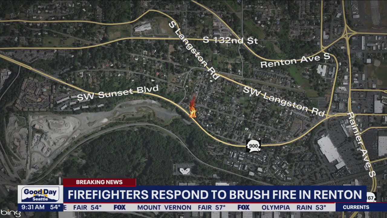 Firefighters respond to brush fire in Renton | Flipboard