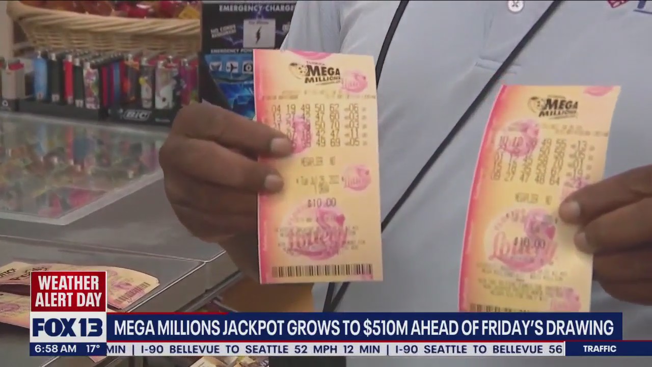 Mega Millions jackpot grows to $510M ahead of Friday's drawing