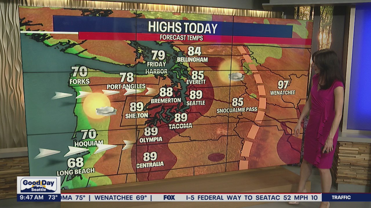 Seattle weather: One more day of high temps before cooldown | Flipboard