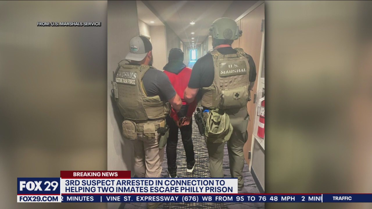 Man accused of aiding Philadelphia prison break arrested at Chester ...