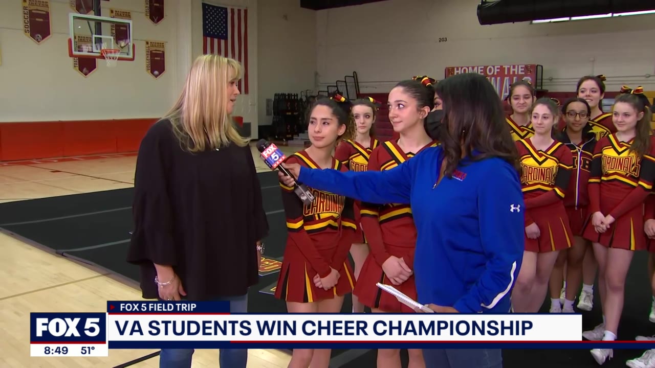 FOX 5 FIELD TRIP: Virginia students win cheerleading championship | FOX ...